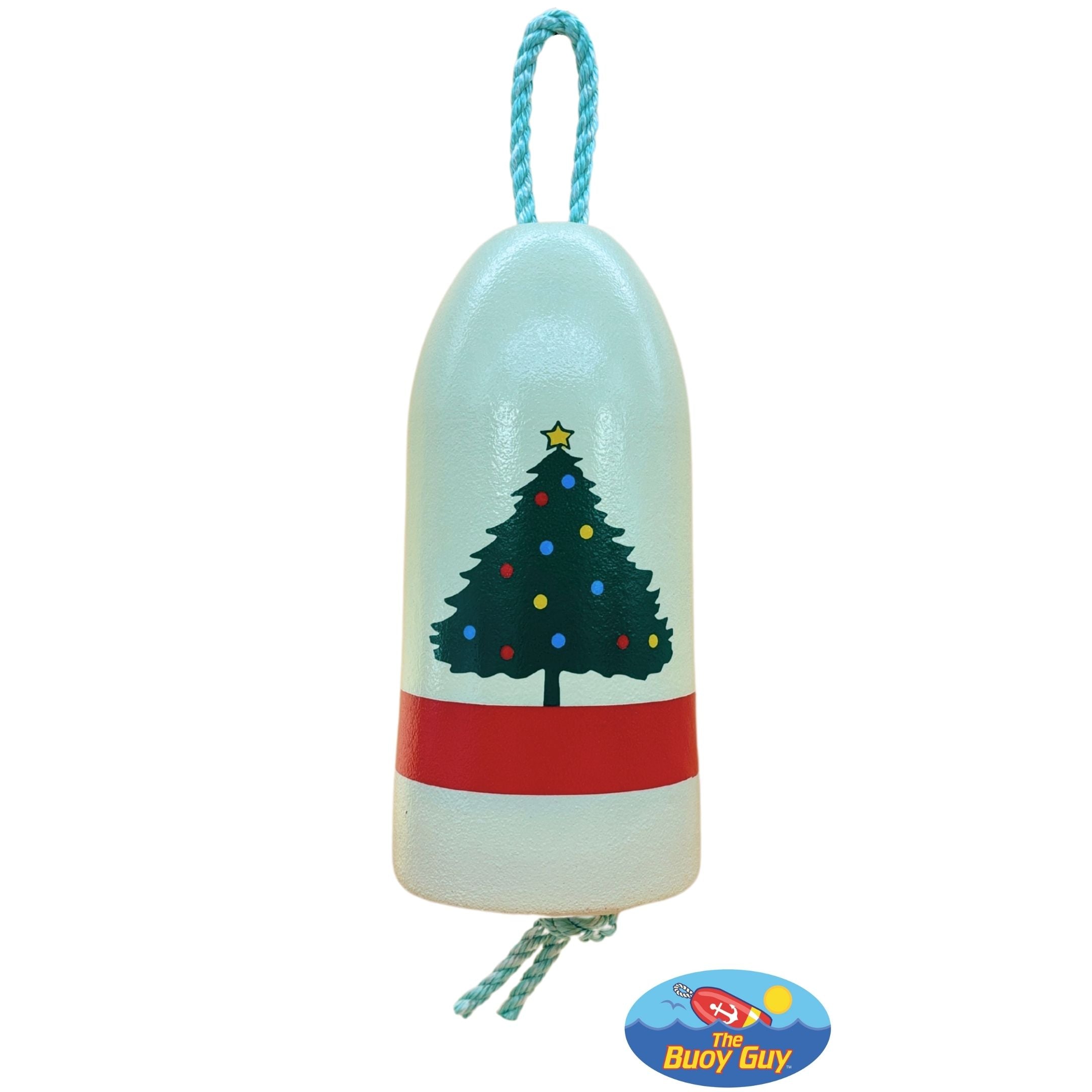 Buoy Guy Christmas Tree Lobster Buoy | Holiday Coastal Decor