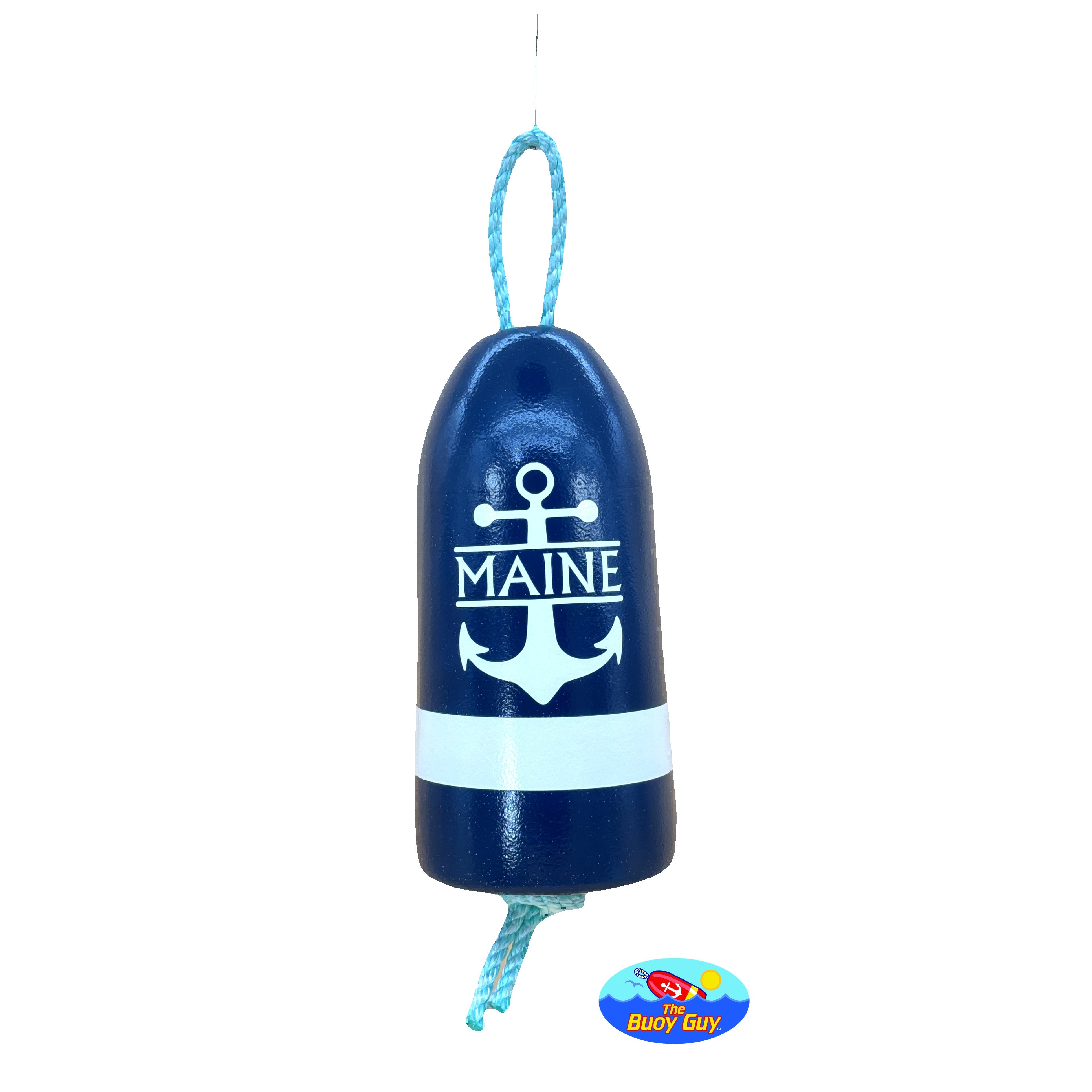Buoy Guy Anchor Name Drop Maine Lobster Buoy | Nautical Decor