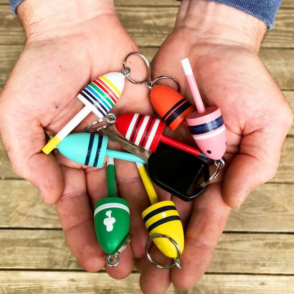 Mini Buoys - Key Chains, Wedding Favors, Back Pack Bling, Zipper Pulls